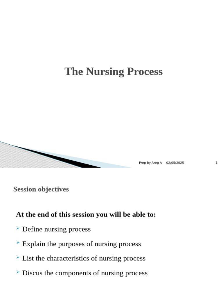 The Nursing Process | PDF | Medical Diagnosis | Nursing