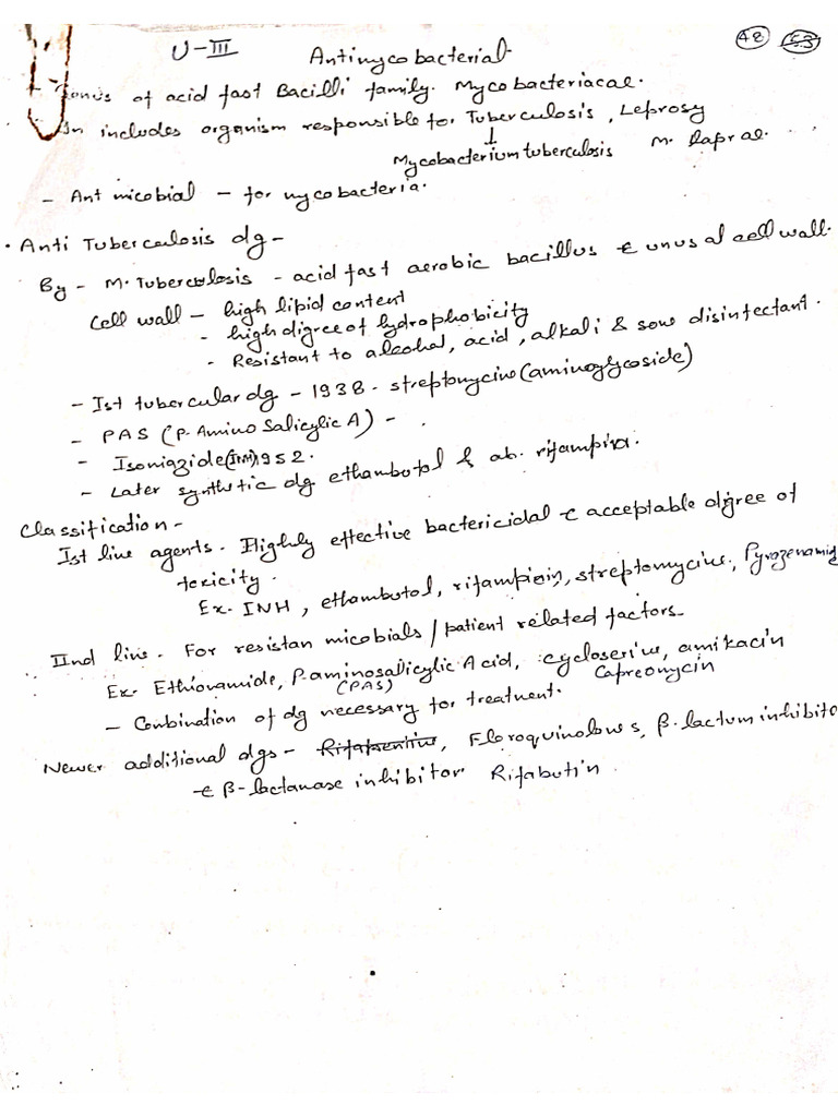 UNIT III (Medicinal Chemistry III) | PDF