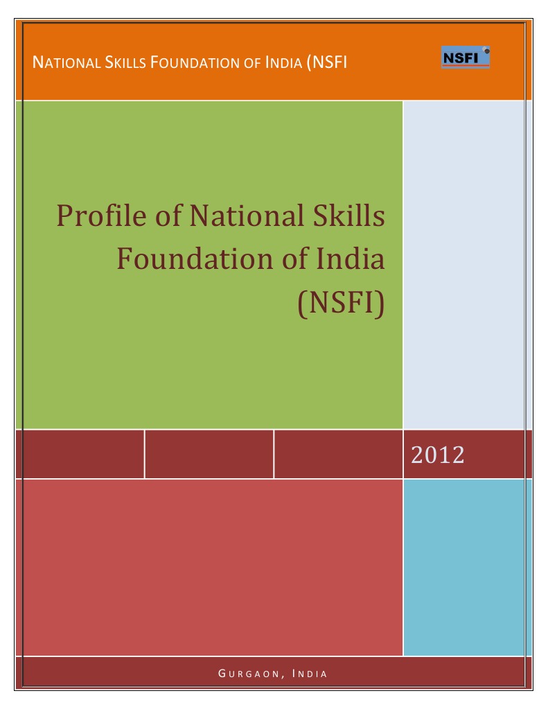 Profile of NSFI | PDF | Agriculture | Hydrology