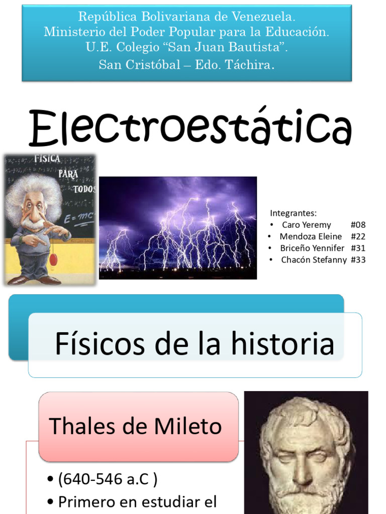 Presentación4 Fisicaq Lista | PDF | Electricidad | Electrostática