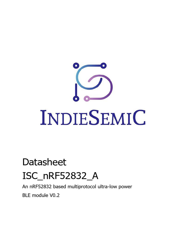 ISC-nRF52832-A Module Datasheet | PDF | Computer Hardware | Computer ...