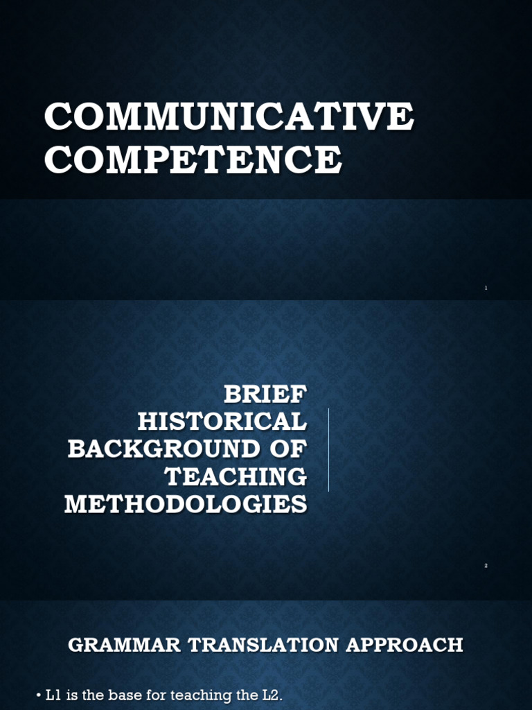 The Communicative Competence | PDF | Second Language | Sociolinguistics