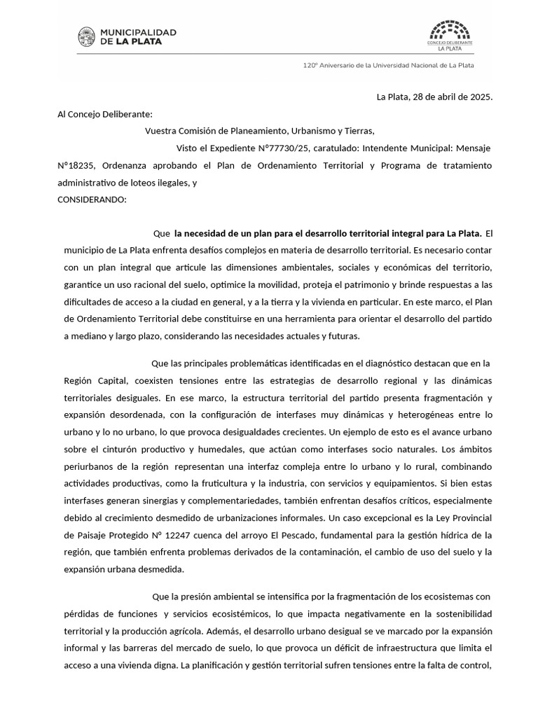77730.ord Plan de Ordenamiento Final Final | PDF | Sustentabilidad ...