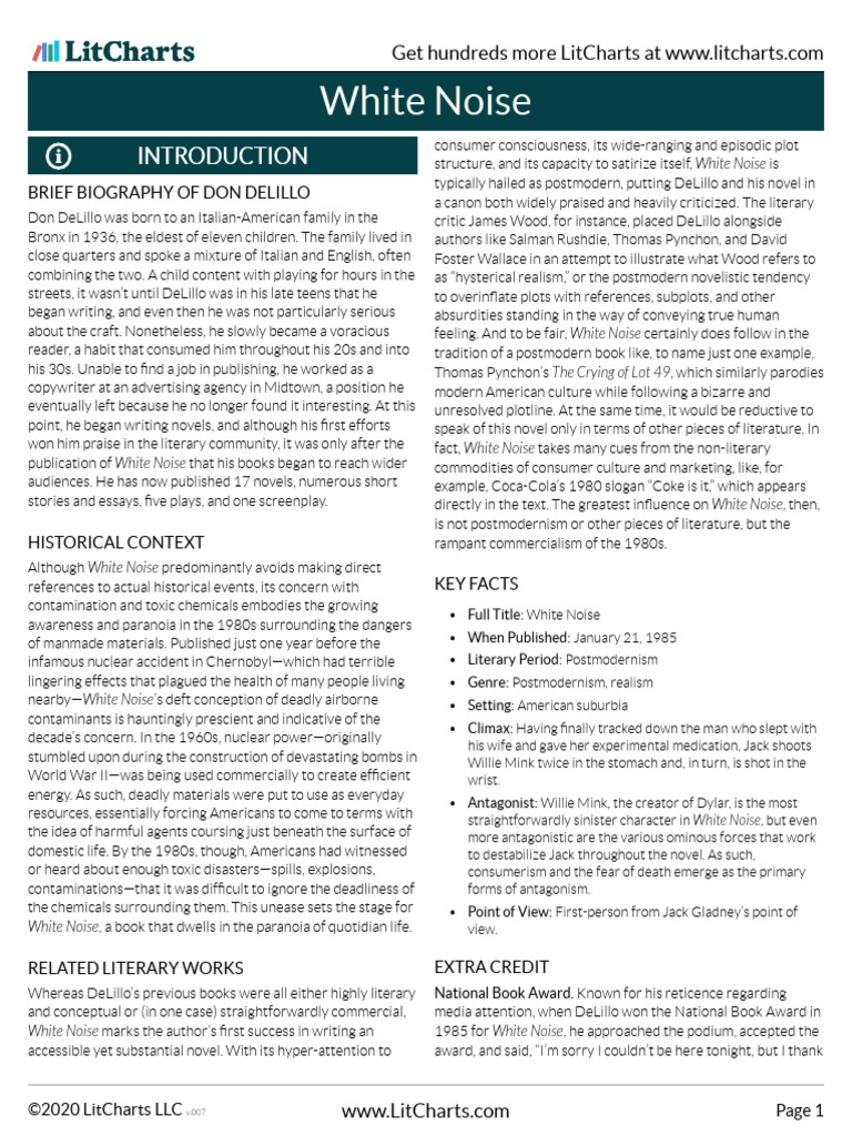 White-Noise-LitChart | PDF