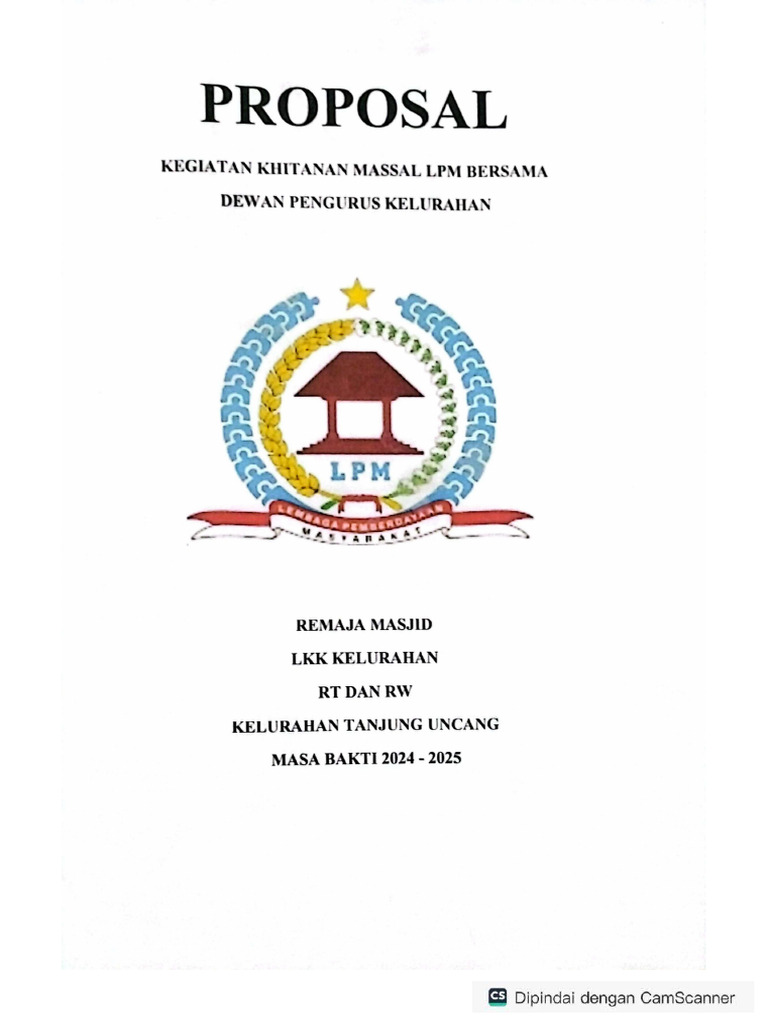 Proposal Sunat Masal LPM | PDF