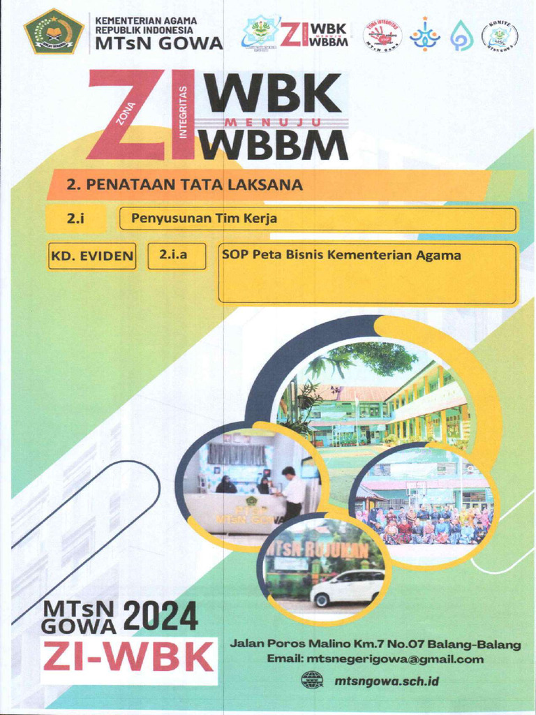 2.i.a SOP Peta Bisnis Kementerian Agama | PDF