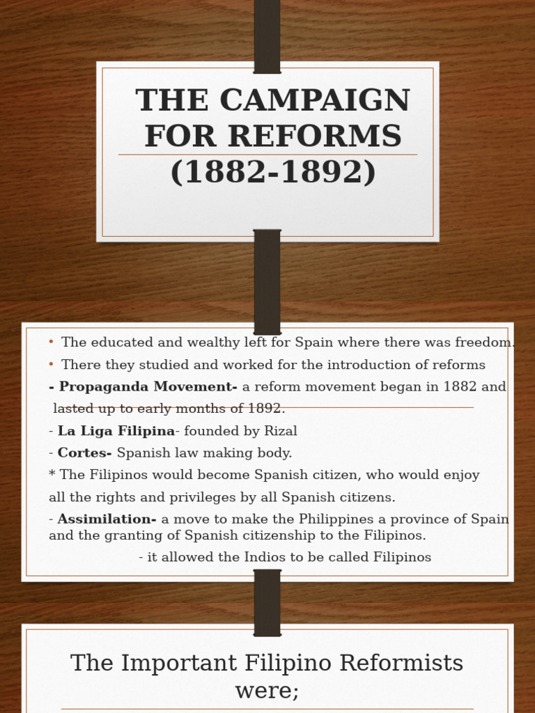 GROUP 4 Campaign For Reforms | PDF | Philippines | Philippines–Spain ...