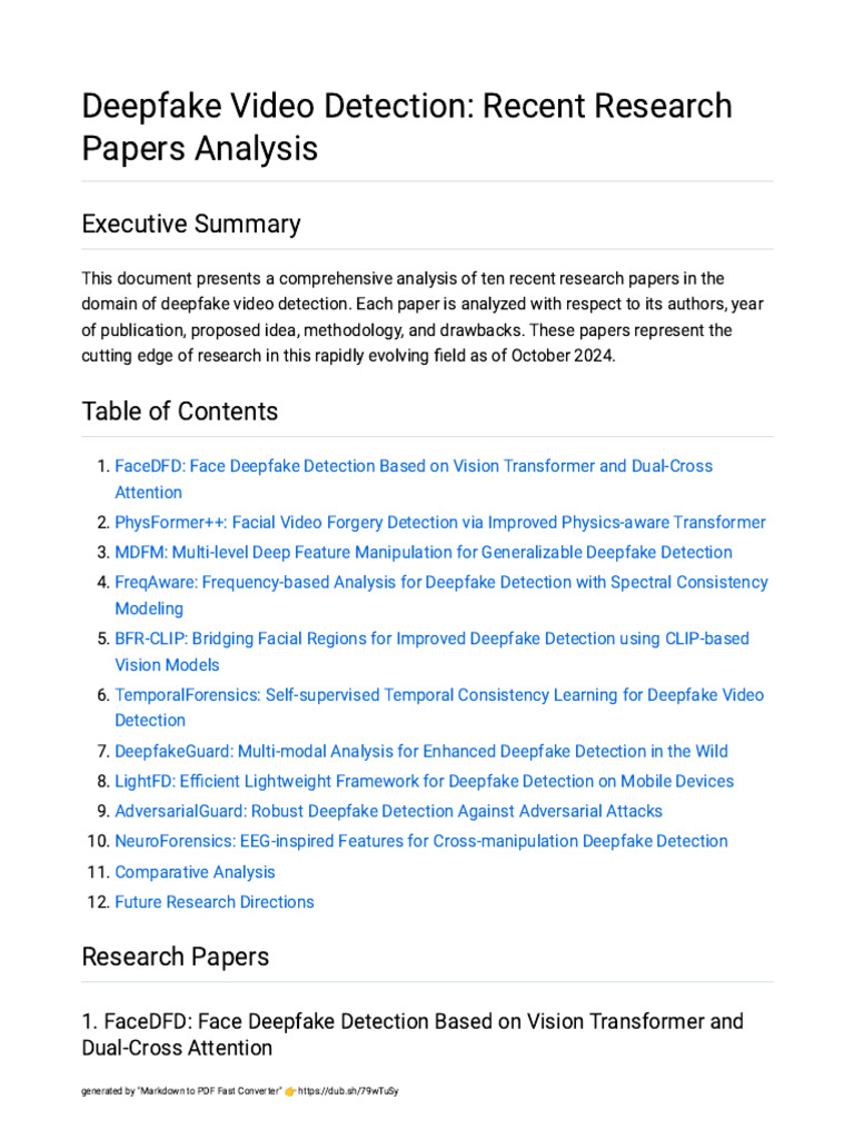 deepfake-detection-research-papers | PDF | Formal Verification ...