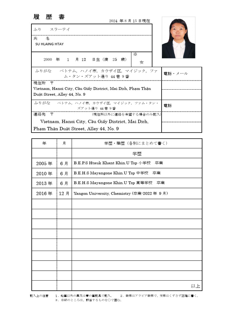 Su Hlaing Htay | PDF