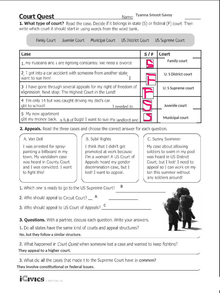 Court Quest Assessment | PDF