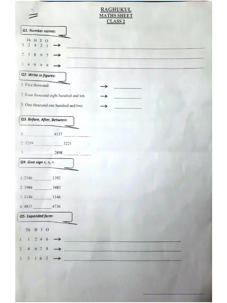 Holiday Homework | PDF