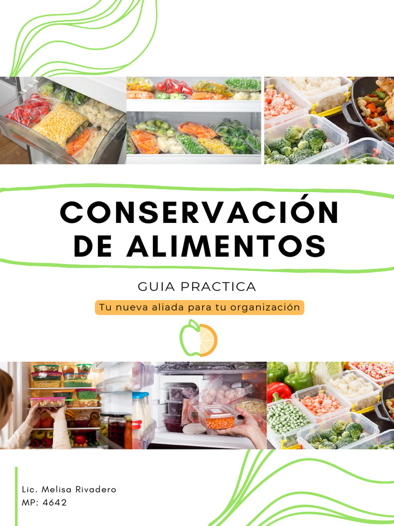Guía Práctica de Conservación de Alimentos | PDF | Vegetales | Cocinando