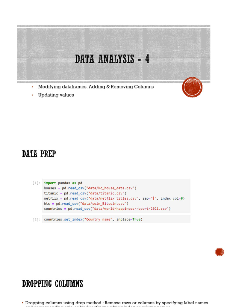 4 Adding Removing Columns Updating Values | PDF | Computing | Data ... 4 Adding Removing Columns Updating Values | PDF | Computing | Data ...