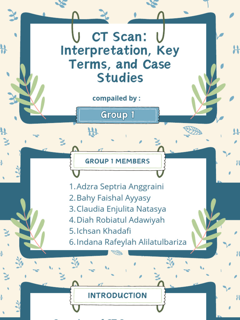 Kelompok 1 (D4 1A) CT SCAN - 20250327 - 055210 - 0000 | PDF | Ct Scan ...