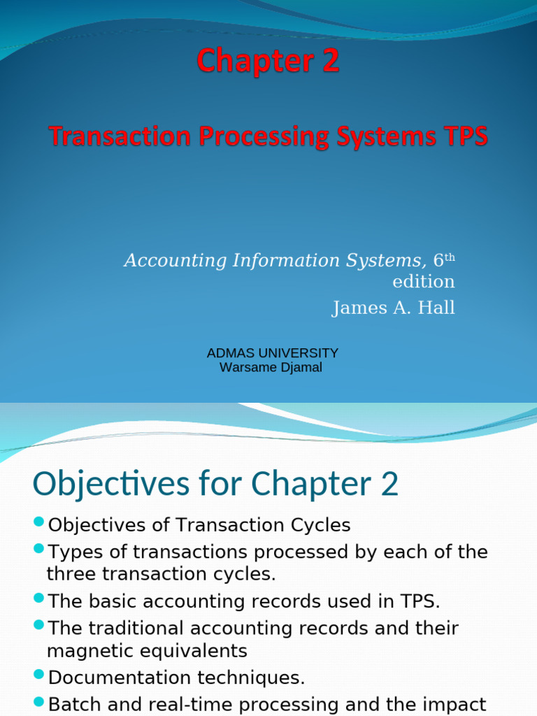 Ch02 Intro To Transaction Processing | PDF | Cheque | Business