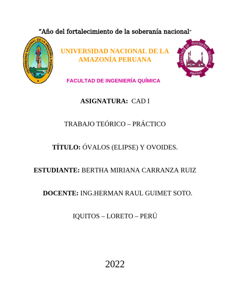 Tema #8 - Elipses y Ovoides | PDF | Elipse | Formas geométricas