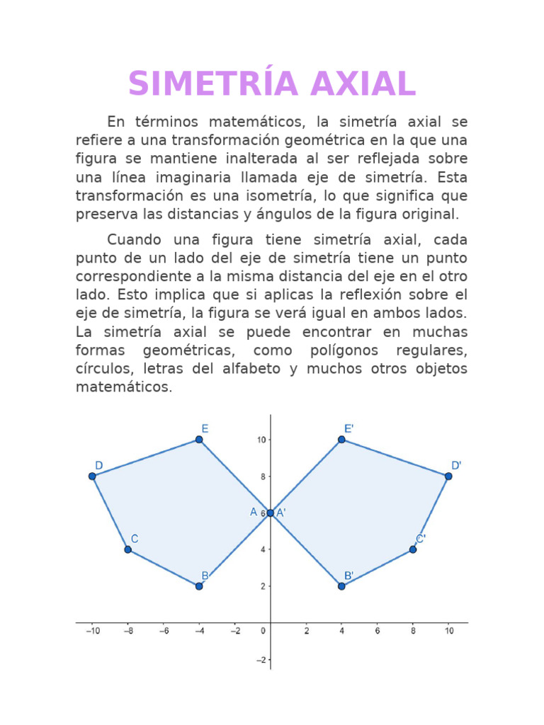 Simetría Axial | PDF