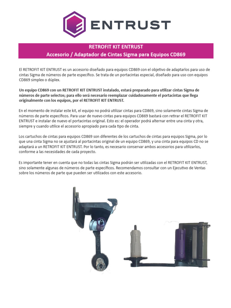 Acerca de Retrofit Kit Entrust | PDF