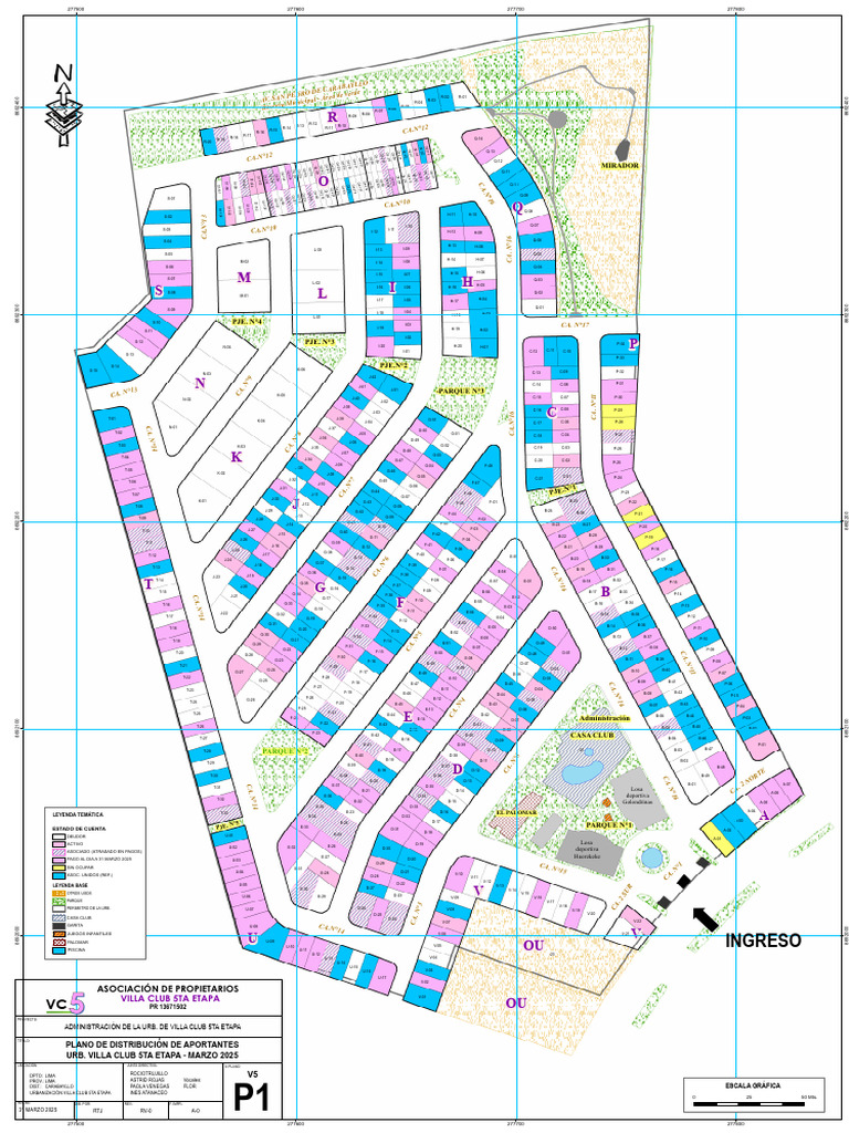 Mapa de Aporte Mante Marzo 25 | PDF
