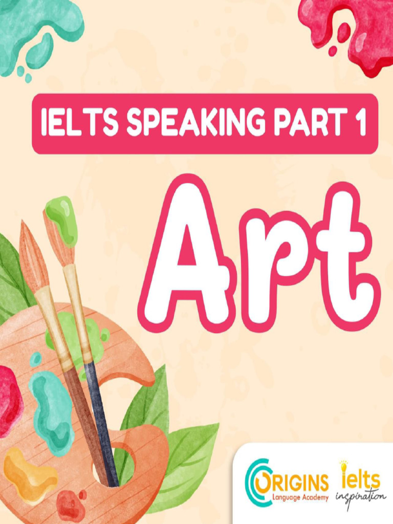 IELTS Speaking Task 1 Art | PDF