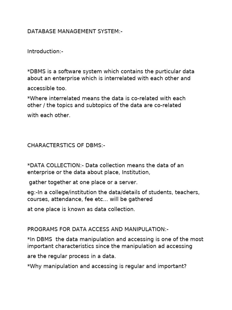 Database Management System | PDF | Databases | Relational Database