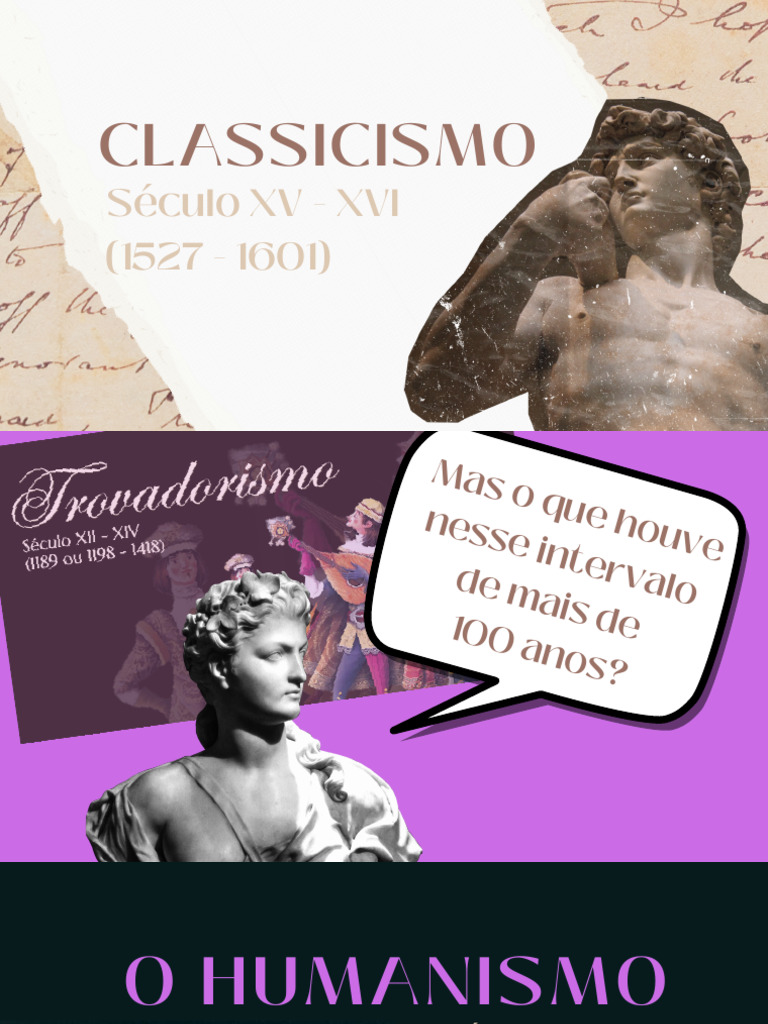 Humanismo e Classicismo | PDF | Humanismo | Classicismo