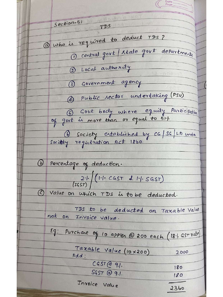 GST-TDS and TCS | PDF
