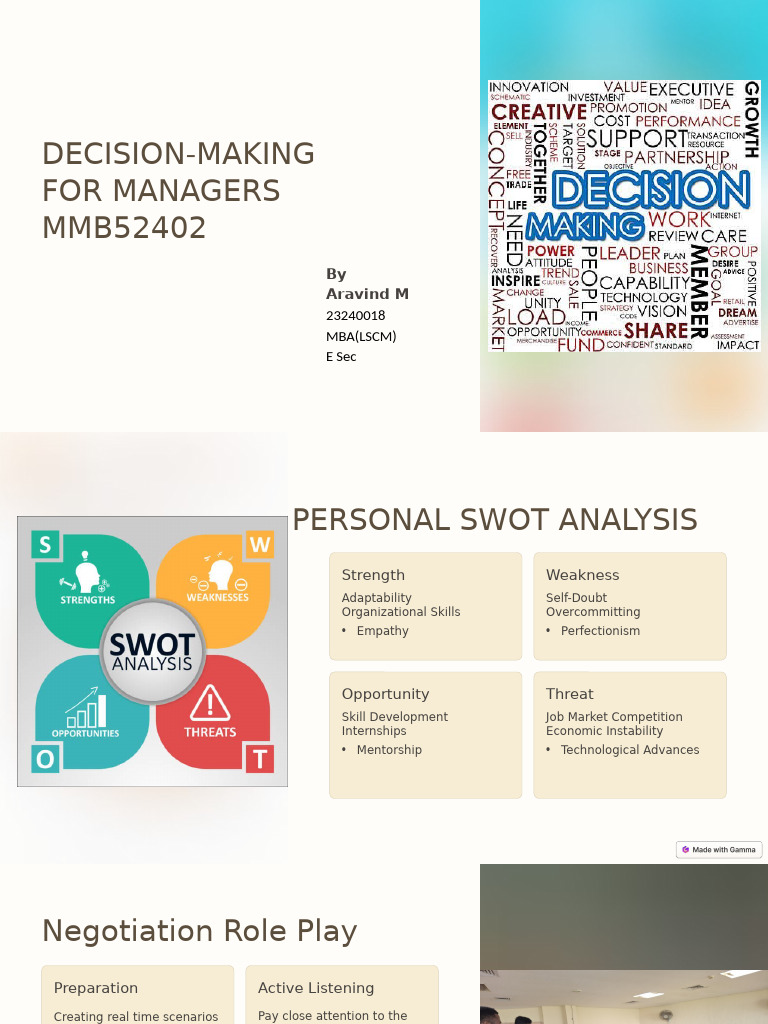 Personal-SWOT-Analysis | PDF | Decision Making | Emotions