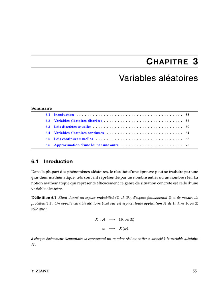 Variables Aléatoires 3 | PDF
