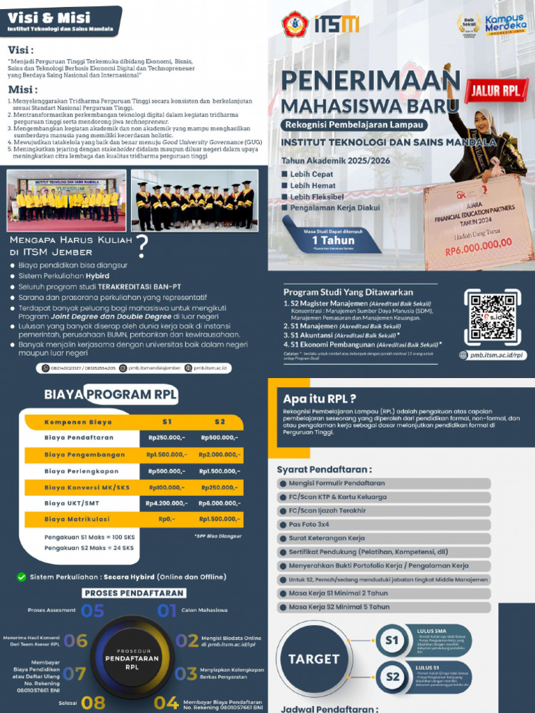 Brosur RPL Its Mandala Jember 2025 | PDF