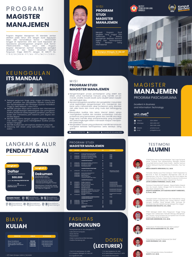 BROSUR S2 ITS MANDALA JEMBER 2025 | PDF