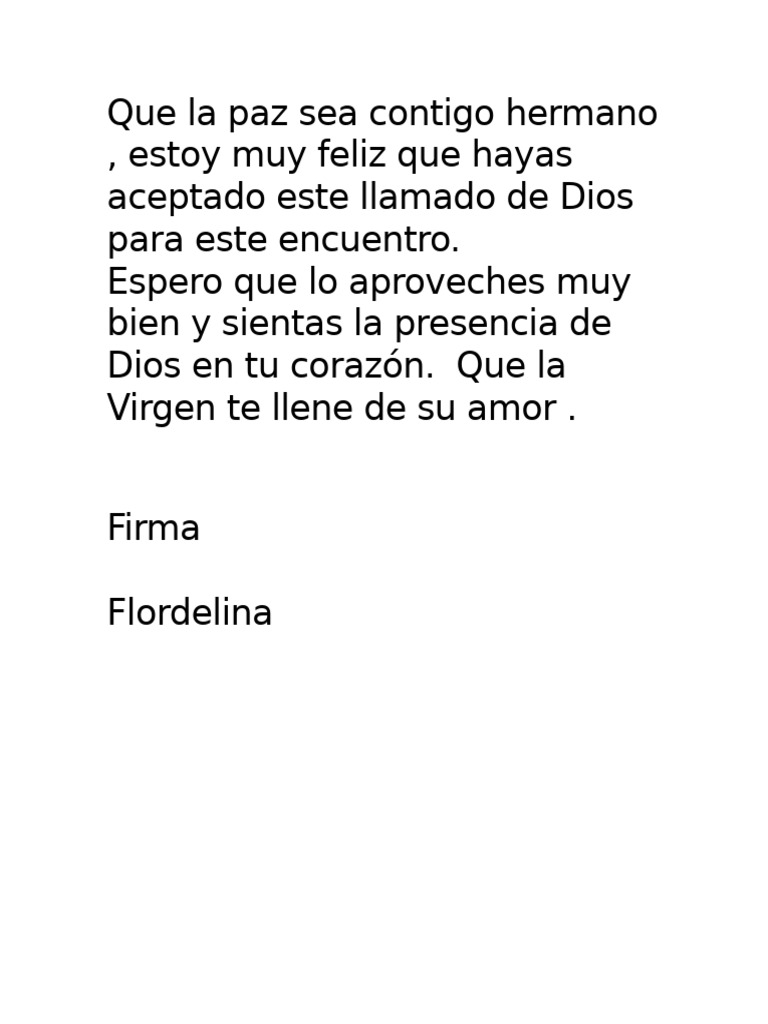 Carta para Basilio Torres | PDF