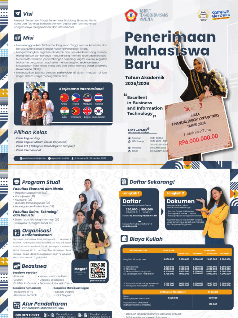 Brosur Its Mandala Jember 2025 | PDF