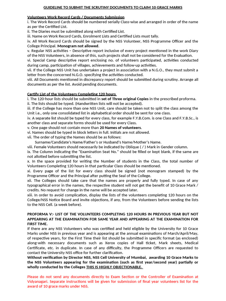 120 hrs- submission guideline | PDF