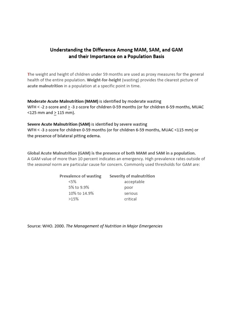 MAM, SAM, and GAM | PDF