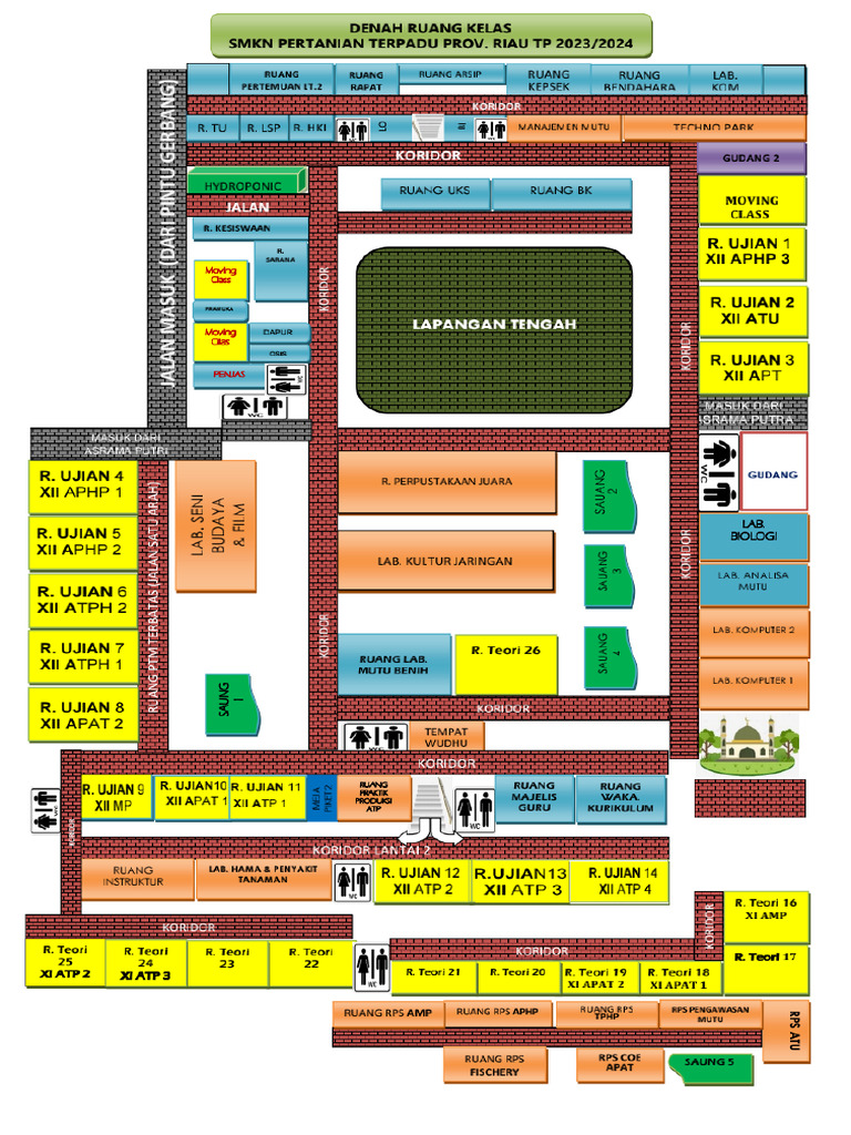Denah Ruang Seminar Kelas 12 | PDF