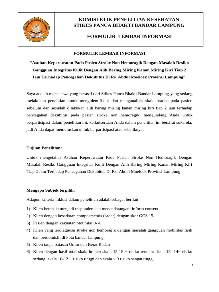 4.1.FORMULIR PSP & Informed Consent KEP,, Wilona Rosy Aulia | PDF