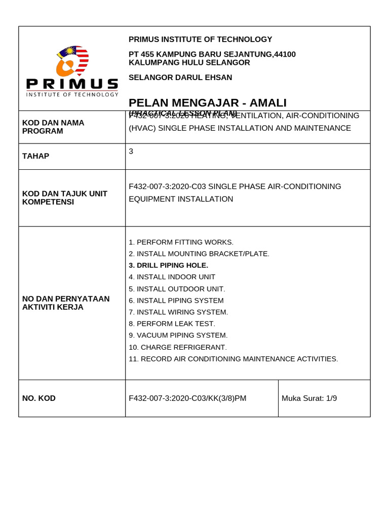 Pma3 Pasang Sistem Perpaipan | PDF