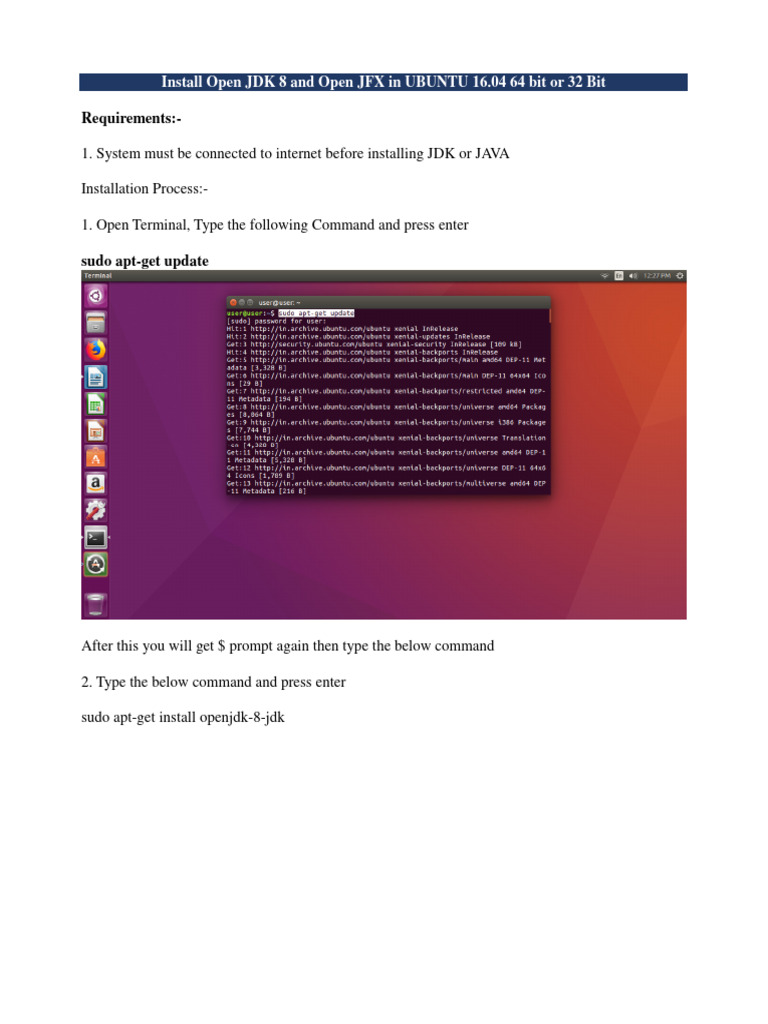 JAVA AND BIOMETRIC INSTALL | PDF