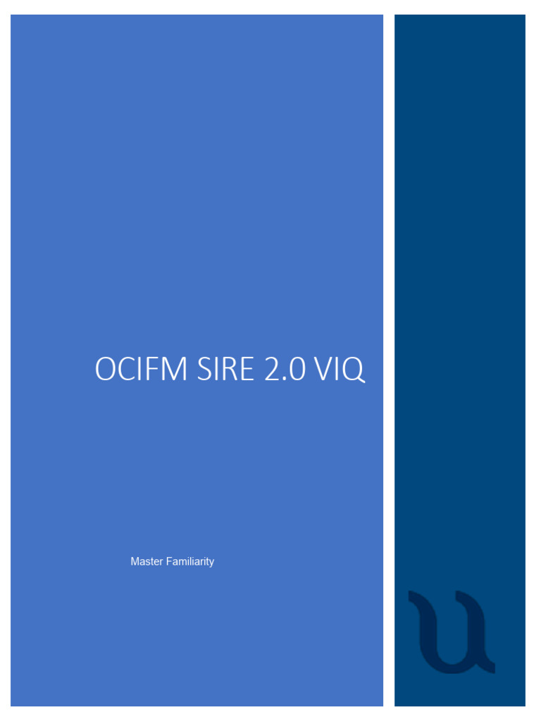 SIRE 2.0 Master Familiarity | PDF | Ships | Oil Tanker