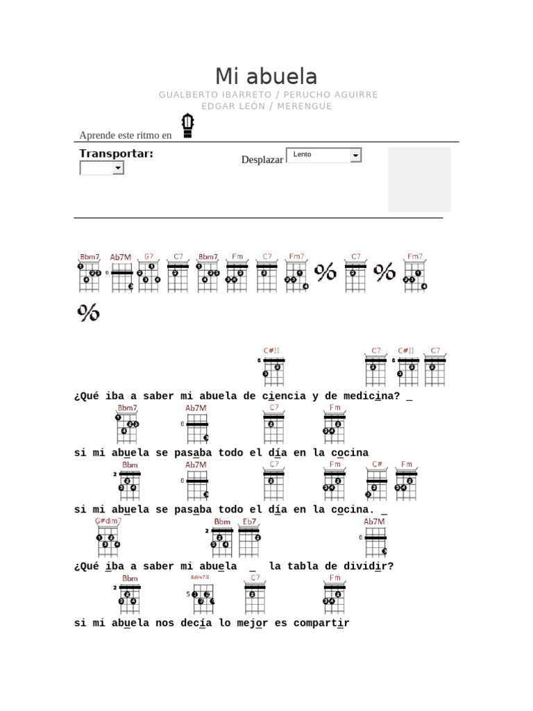 Mi Abuela | PDF