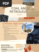 Coal and Petroleum Class8 Complete | PDF