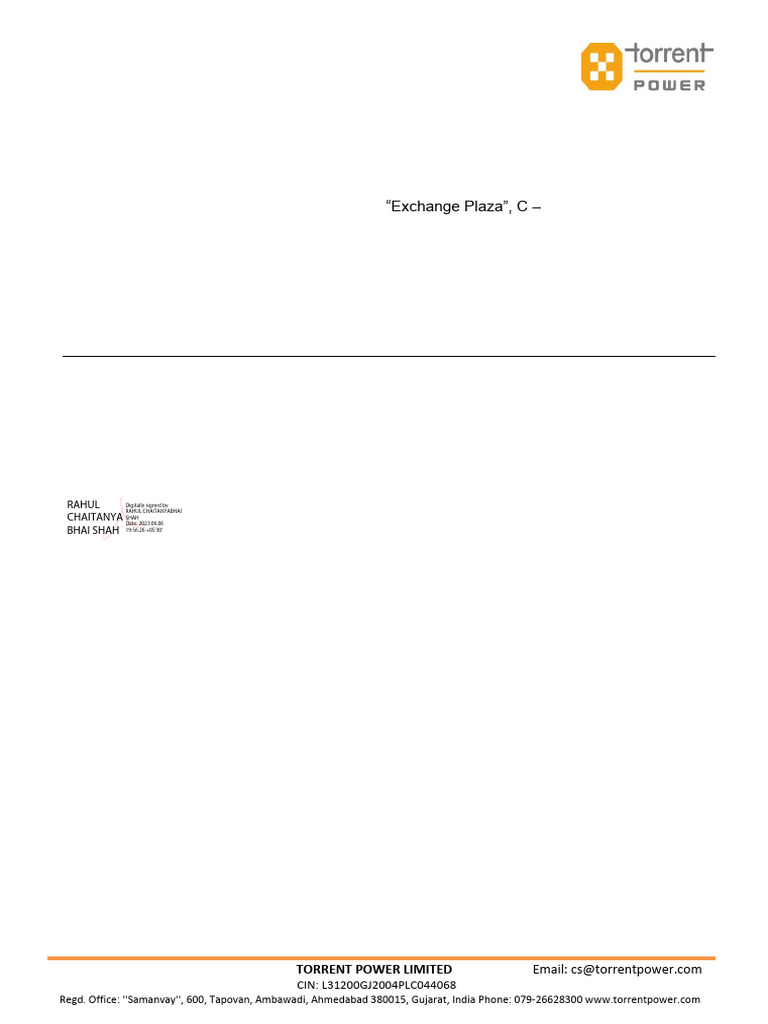 Torrent Power's MoU for Hydro Projects | PDF | Renewable Energy ...