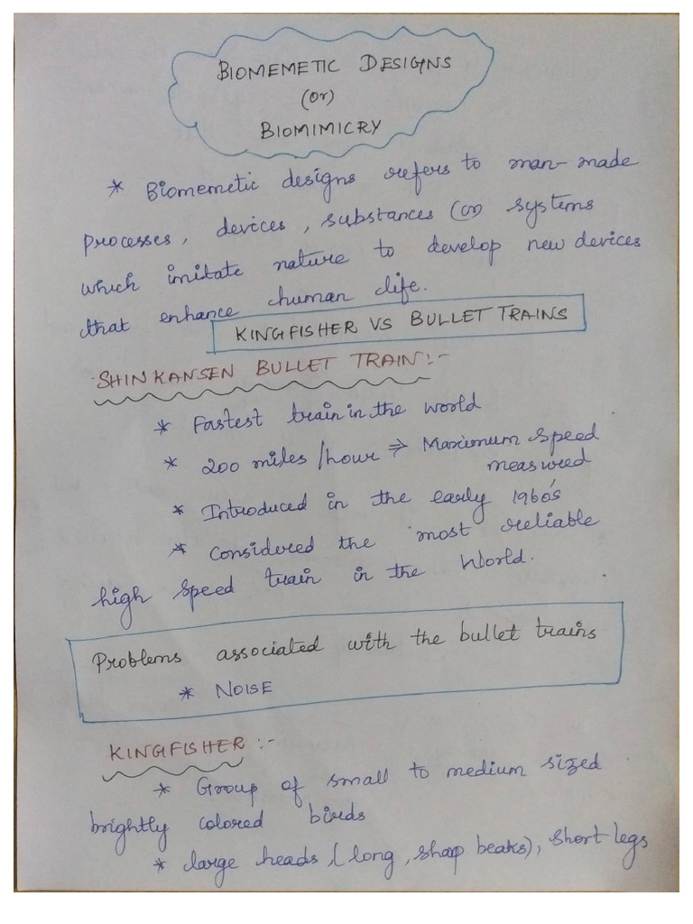 Biomimicry - Eye Vs Camera, Kingfisher Vs Bullet Trains, Bird Vs ...