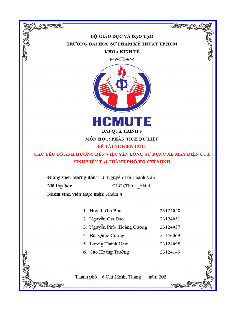 Nhóm 4_PTDL_Bài Quá trình 3 | PDF