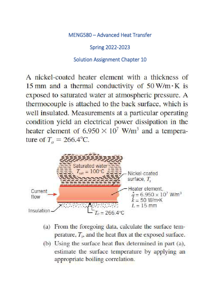 Advanced heat transfer condensation and boiling | PDF
