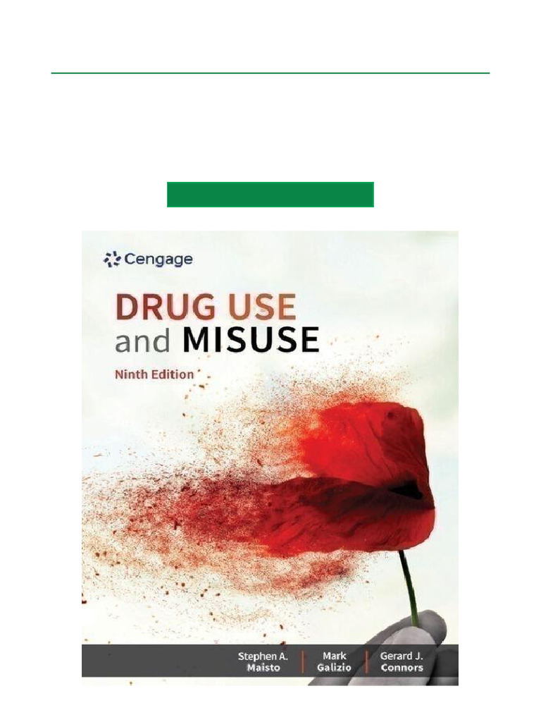 Drug Use and Misuse 9th Edition Complete DOCX Download | PDF ...