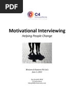 Motivational Interviewing Cheat Sheet | PDF