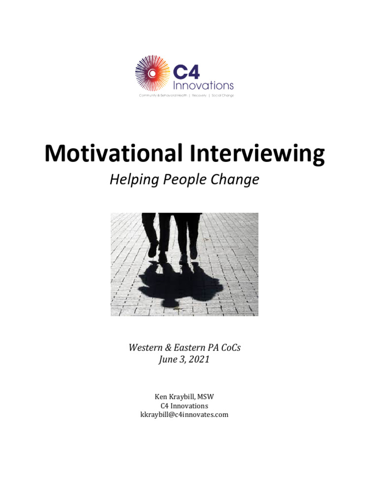 Motivational Interviewing | PDF | Motivation | Motivational