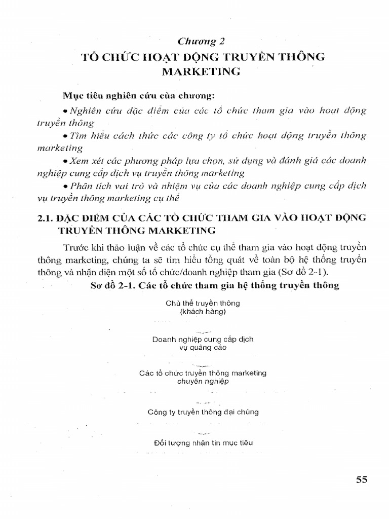 Chuong 2_To chuc hoat dong TT Marketing | PDF